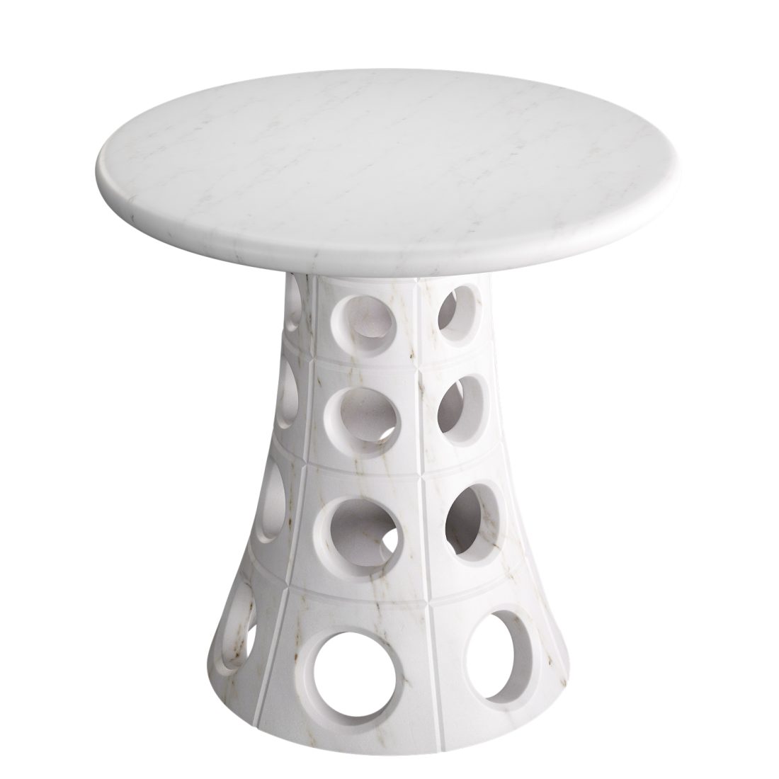 Taper Circle Side Table By Global Views - 3D Model for Corona