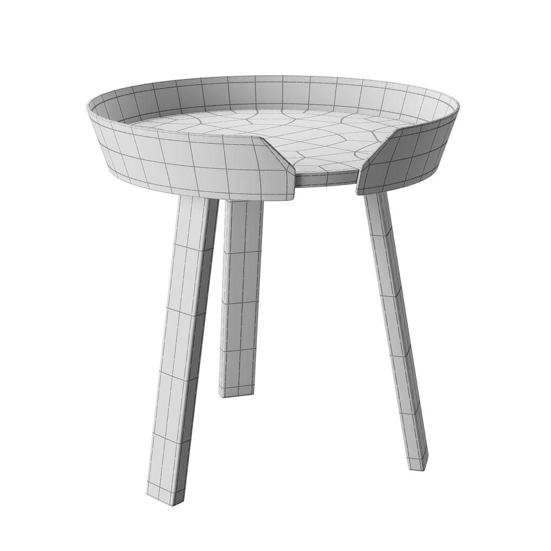 Muuto Side Around Table 450 Mm - 3D Model for Corona