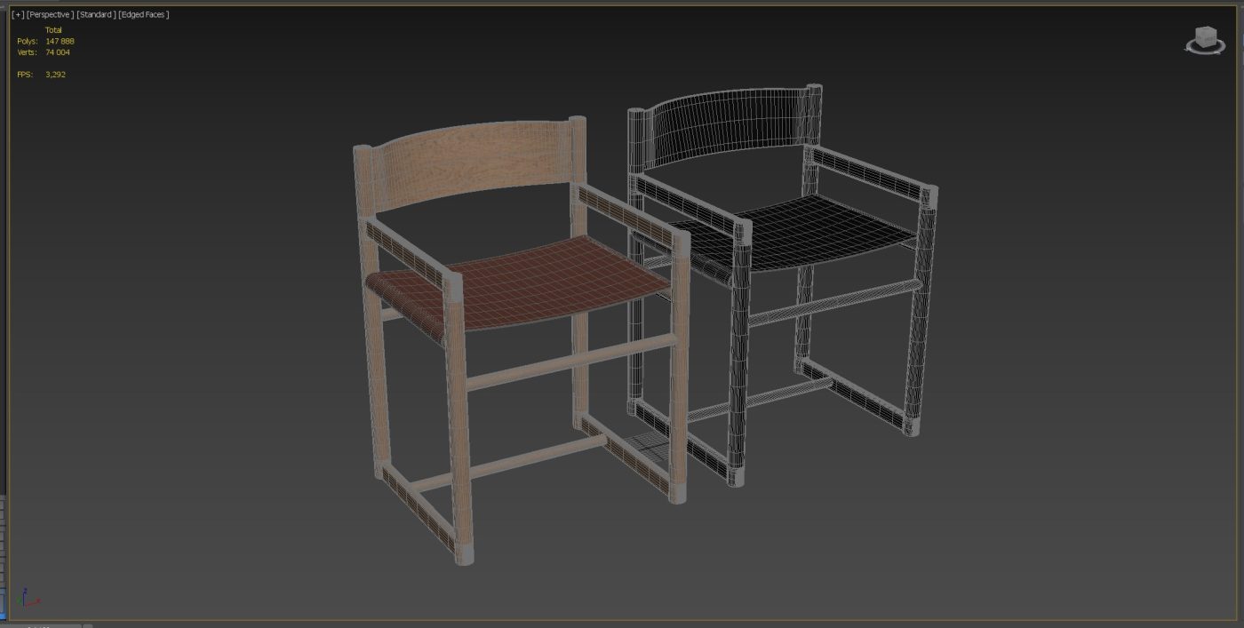 Resident Passenger Chair 3D Model for VRay, Corona | CGMood