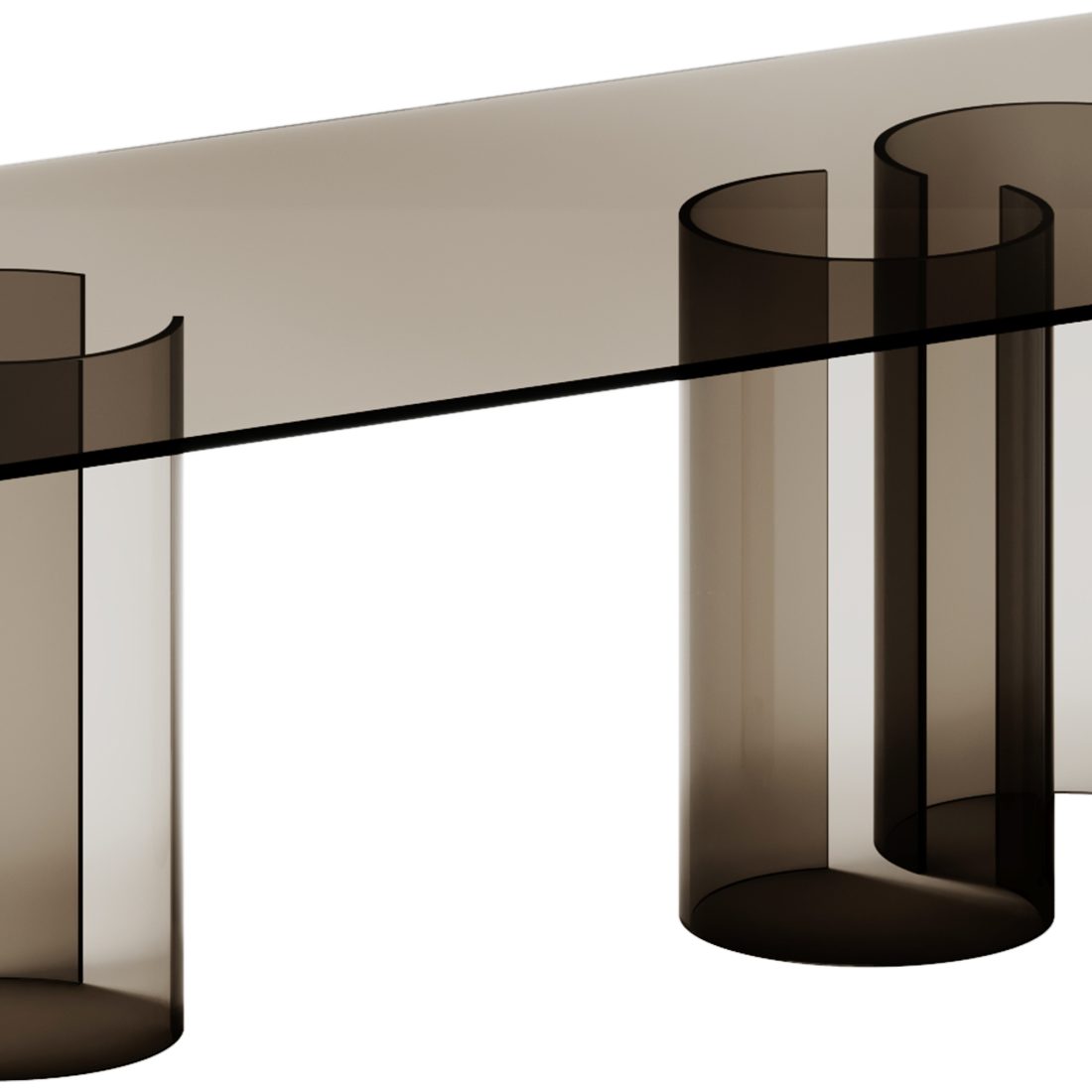 Fiam Italia Luxor Glass Table 3D Model for Corona | CGMood