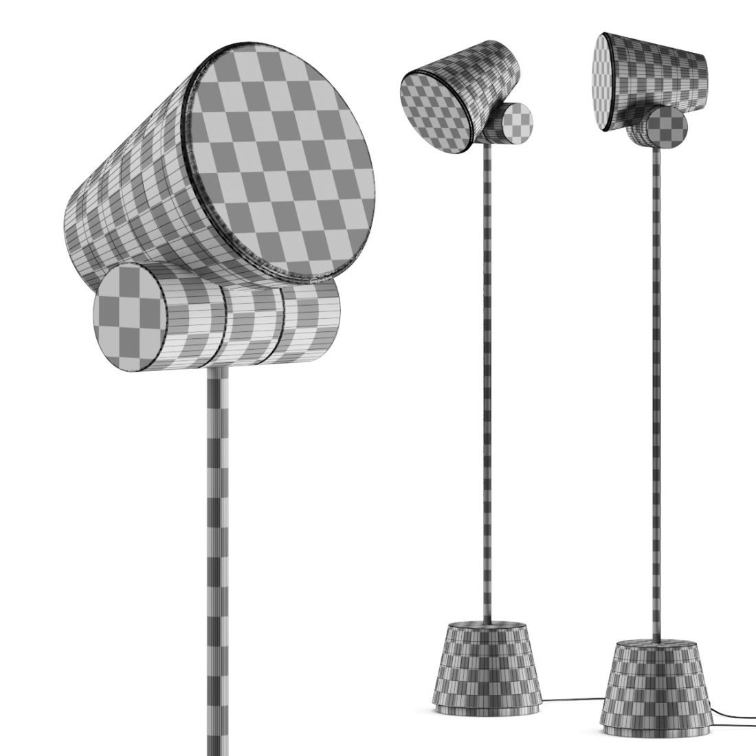 Gantri Smart Design Aim Floor Lamp - 3D Model for VRay, Corona