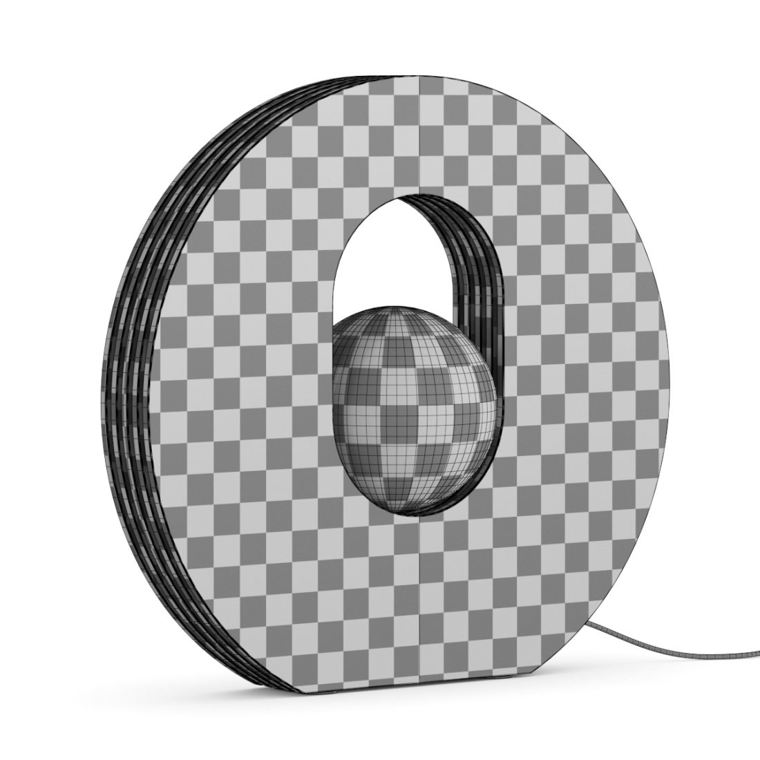 Modloft Harley Table Lamp 3D Model for VRay, Corona | CGMood