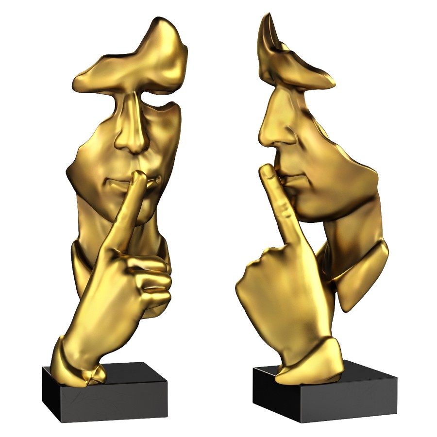 Thinker Statue - 3D Model for VRay