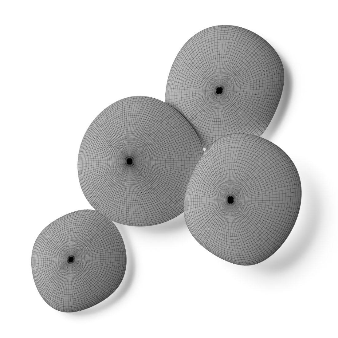 Viso Chestnut Cluster Wall Lamps 3D Model for VRay, Corona | CGMood