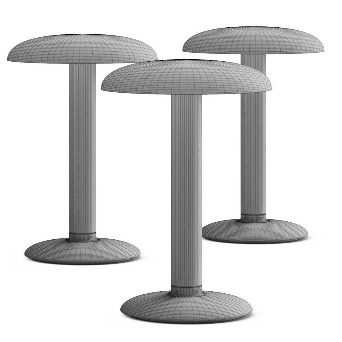 Flos Gustave Residential Portable Lamp - 3D Model for VRay, Corona