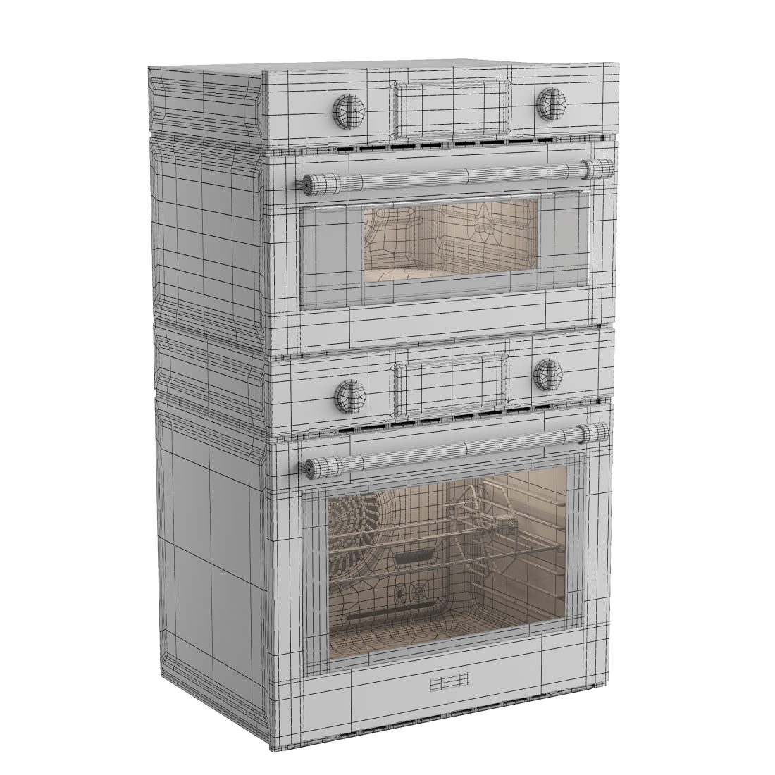 Thermador Podmc301w Professional Combination Oven - 3D Model for Corona