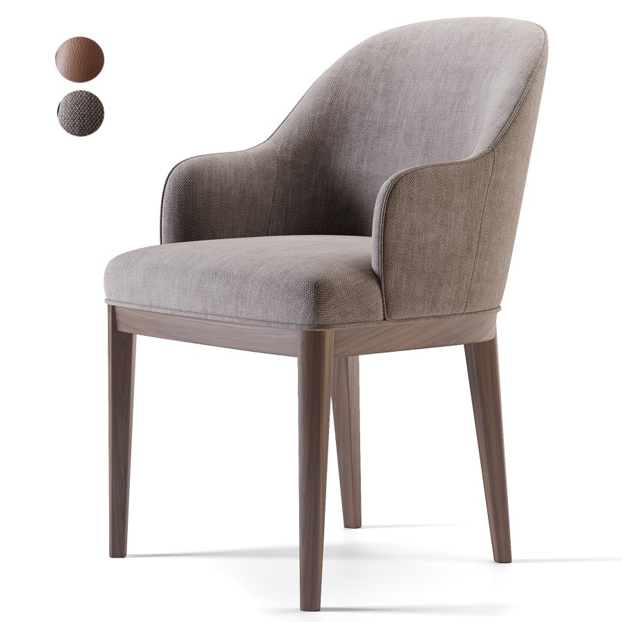 Anna Chair - 3D Model for Corona