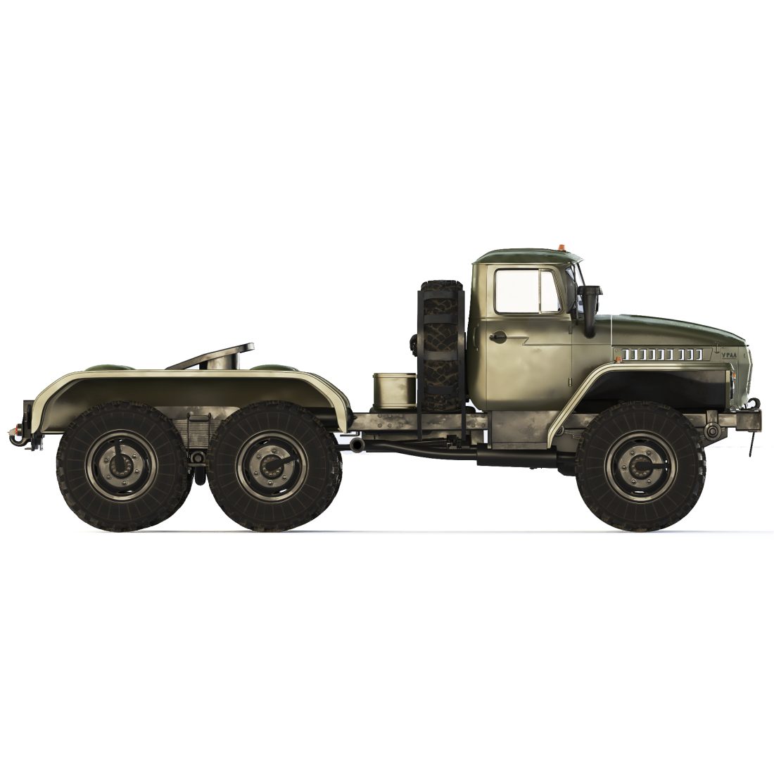 Ural 4420 1978 - 3D Model for VRay