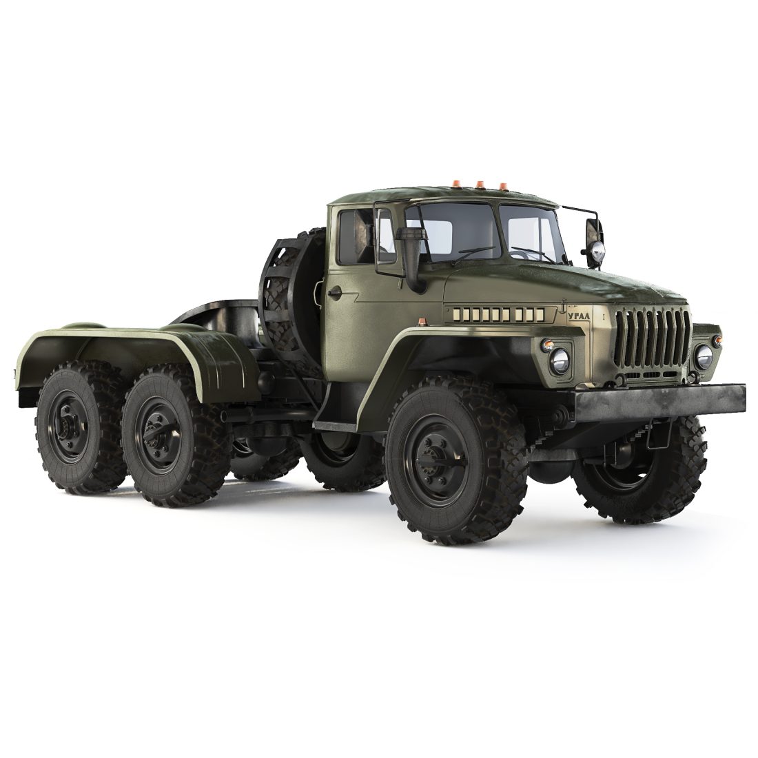 Ural 4420 1978 - 3D Model for VRay