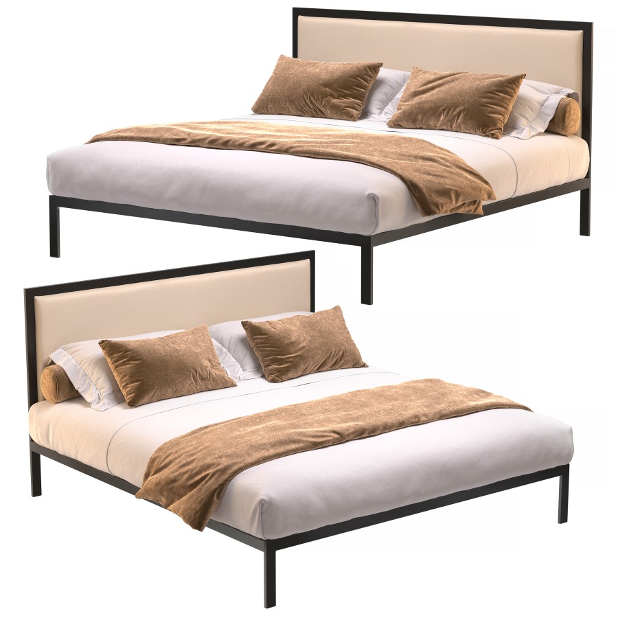 Zipcode Design Aquavia Platform Bed - 3D Model for Corona