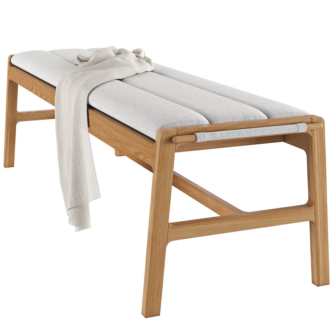 Aura Fabric Bench 3D Model for VRay, Corona | CGMood
