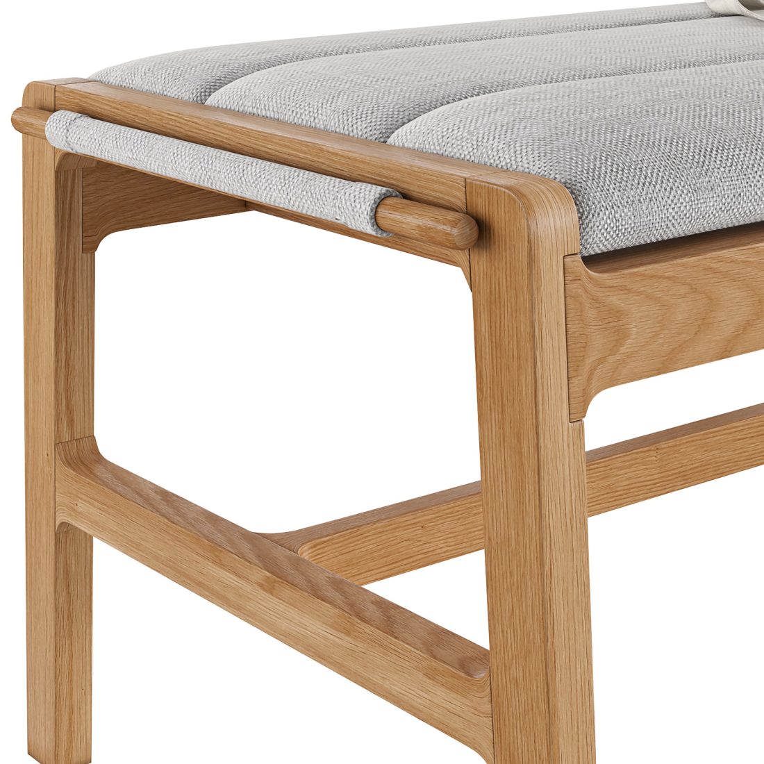 Aura Fabric Bench - 3D Model for VRay, Corona