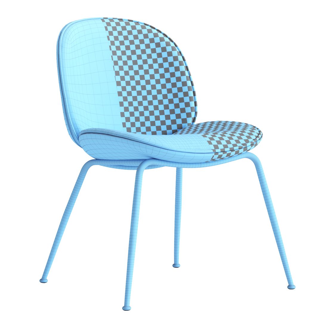 Gubi Chair - 3D Model for Corona