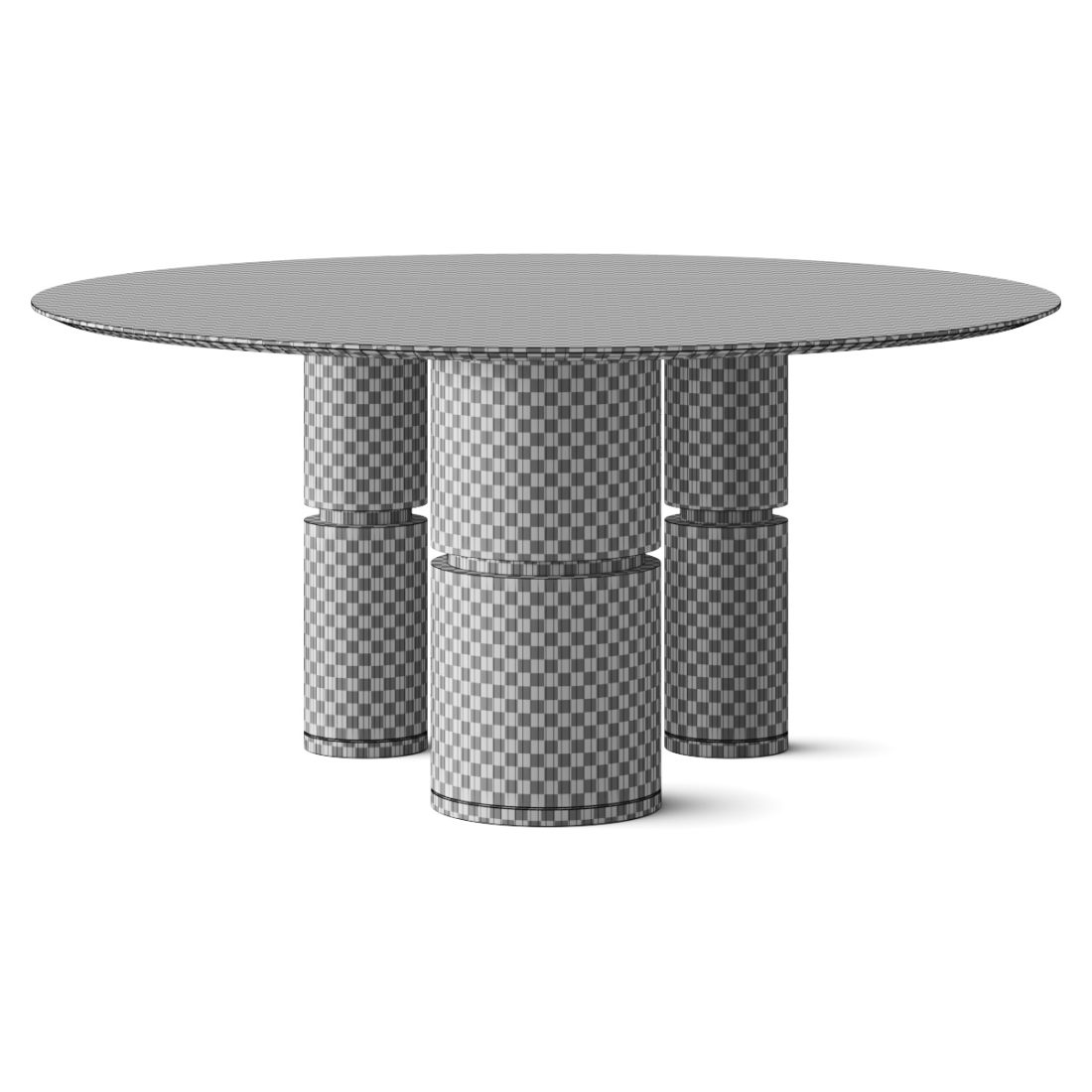 Capital Collection Loic Dining Table - 3D Model for VRay, Corona