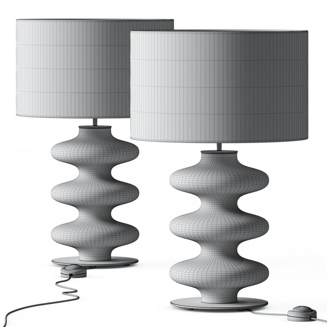 Aromas Del Campo Adon Table Lamp - 3D Model for VRay, Corona