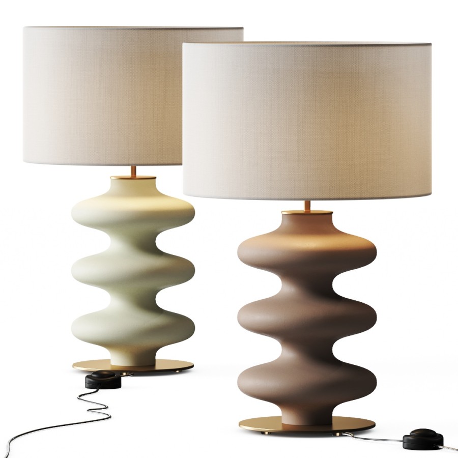 Aromas Del Campo Adon Table Lamp - 3D Model for VRay, Corona