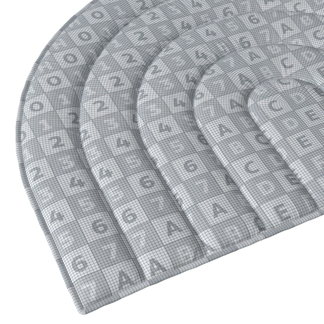 HM Rainbow Cotton Baby Mat 3D Model for VRay, Corona | CGMood