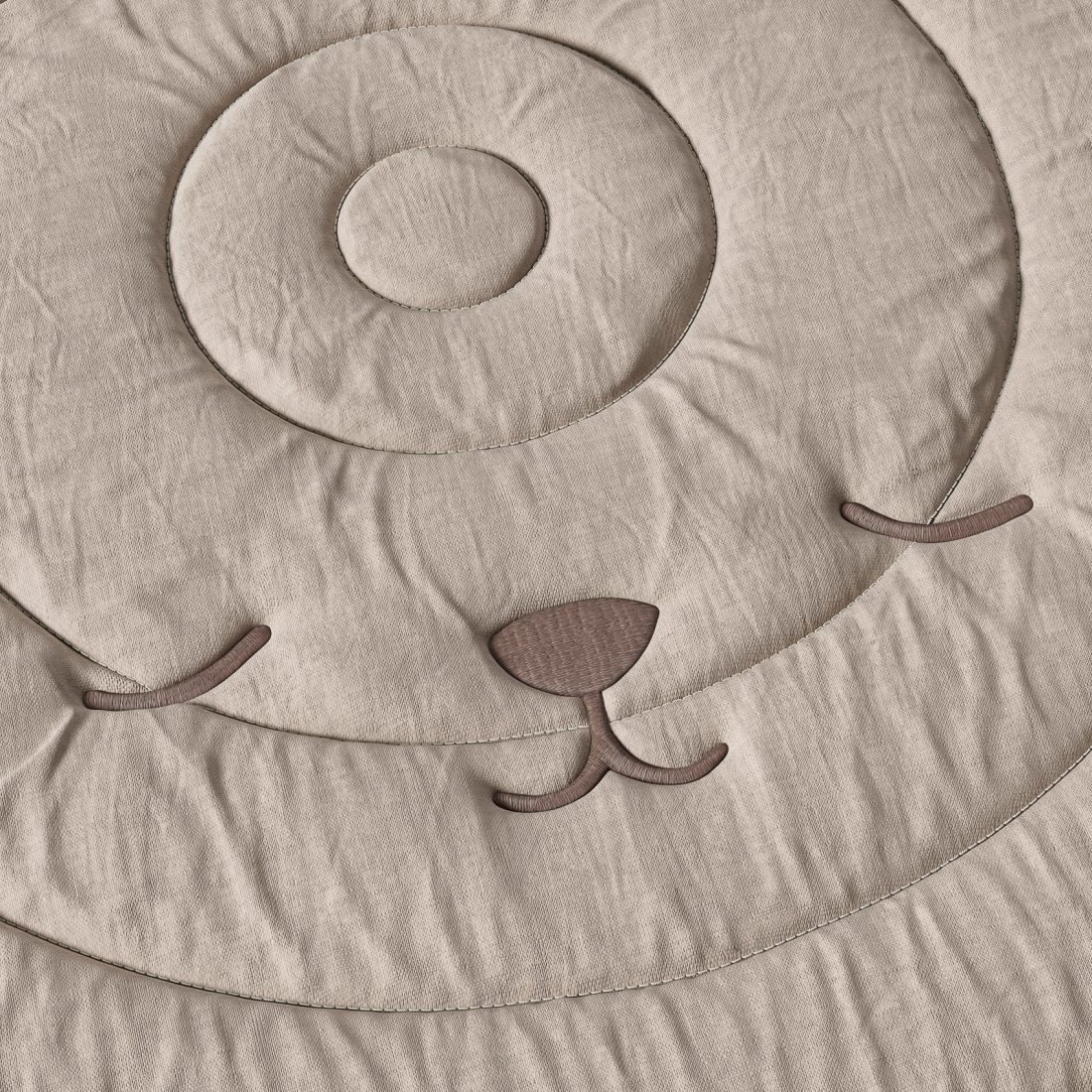 HM Bear Baby Mat - 3D Model for VRay, Corona