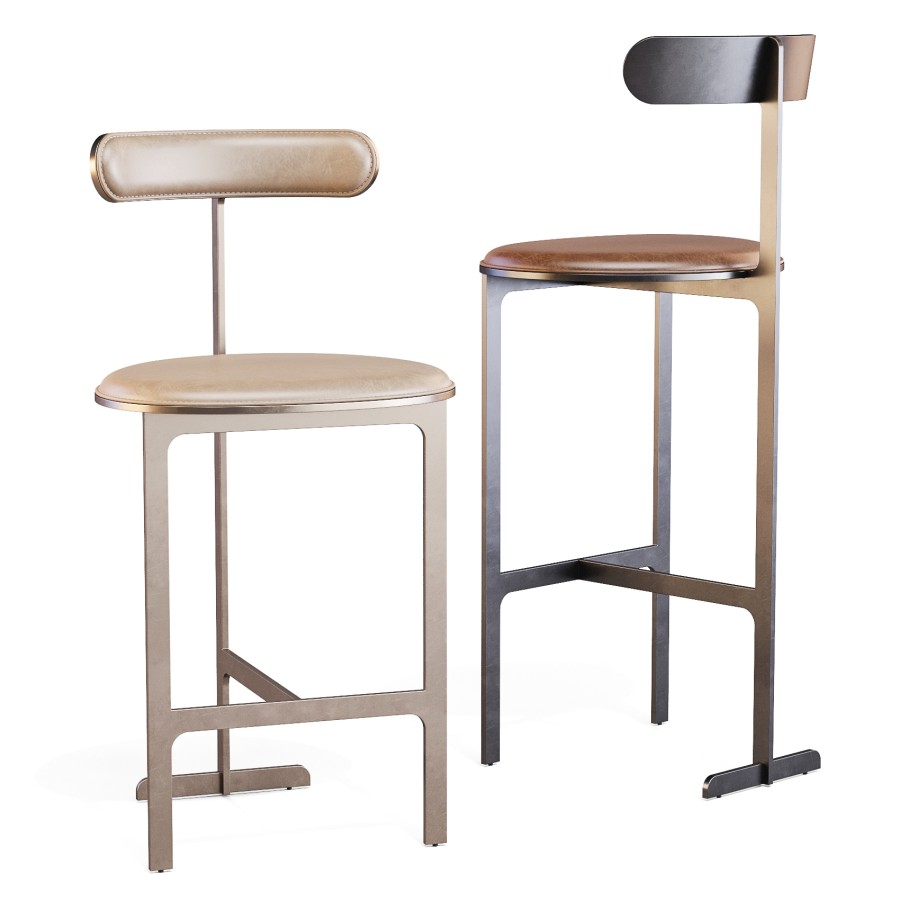 Park Place Bar Stool By Man Of Parts - 3D Model for Corona
