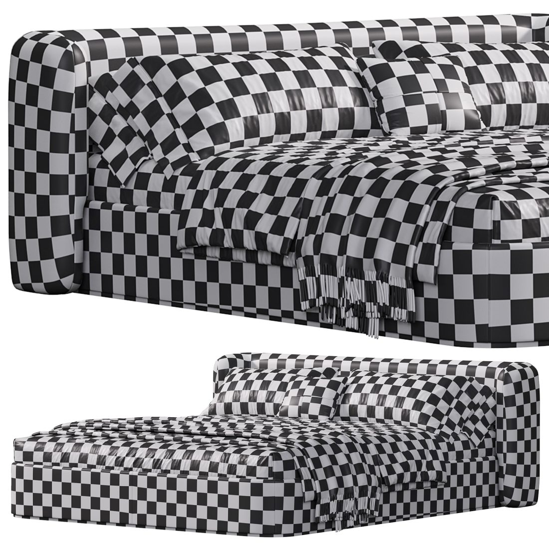 Group Bed - 3D Model for Corona