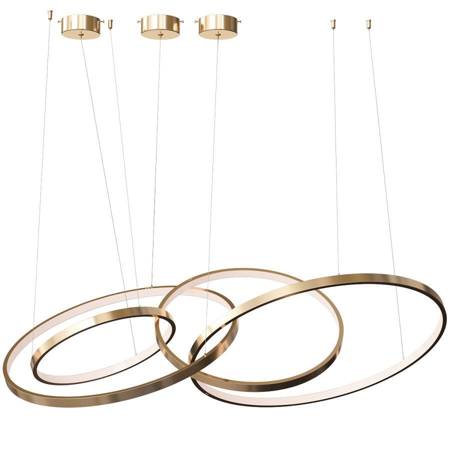 Oracle Rings Horizontal By Anzazo 3D Model for VRay | CGMood