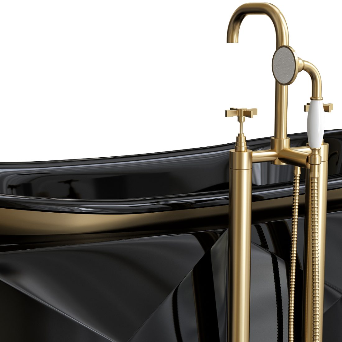 Diamond Bathtub - 3D Model for VRay