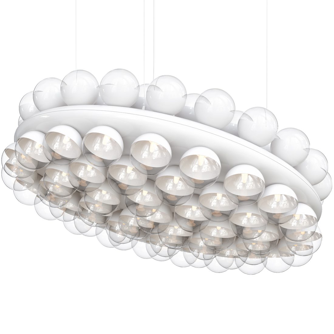 Prop Light Round Double By Moooi - 3D Model for VRay