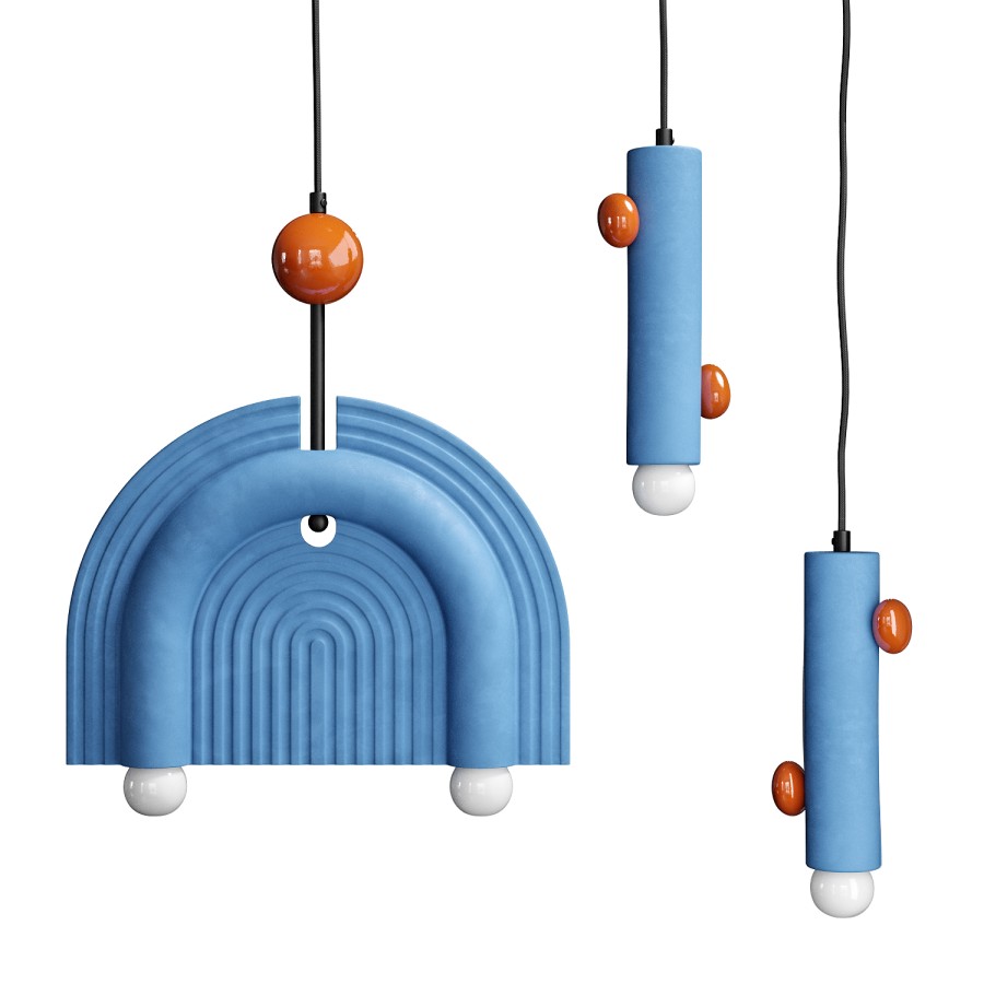 Pendants Moroshka Big And Moroshka Tube - 3D Model for Corona