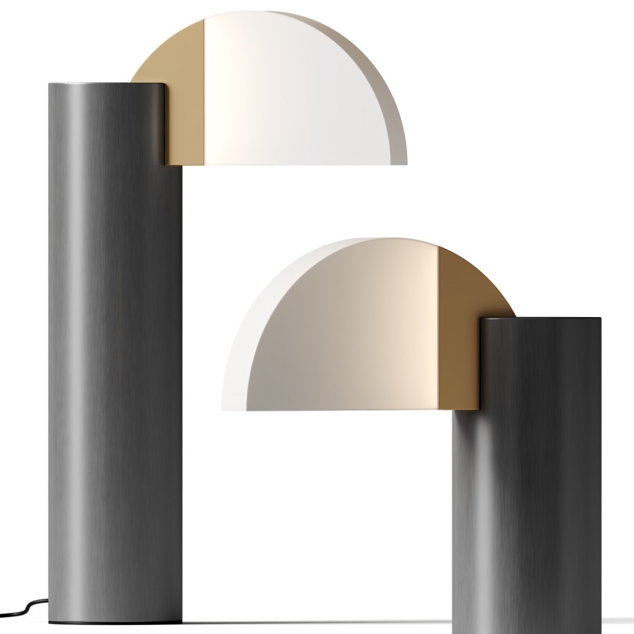Square In Circle - Shadow - Table Lamp 3D Model for VRay, Corona | CGMood