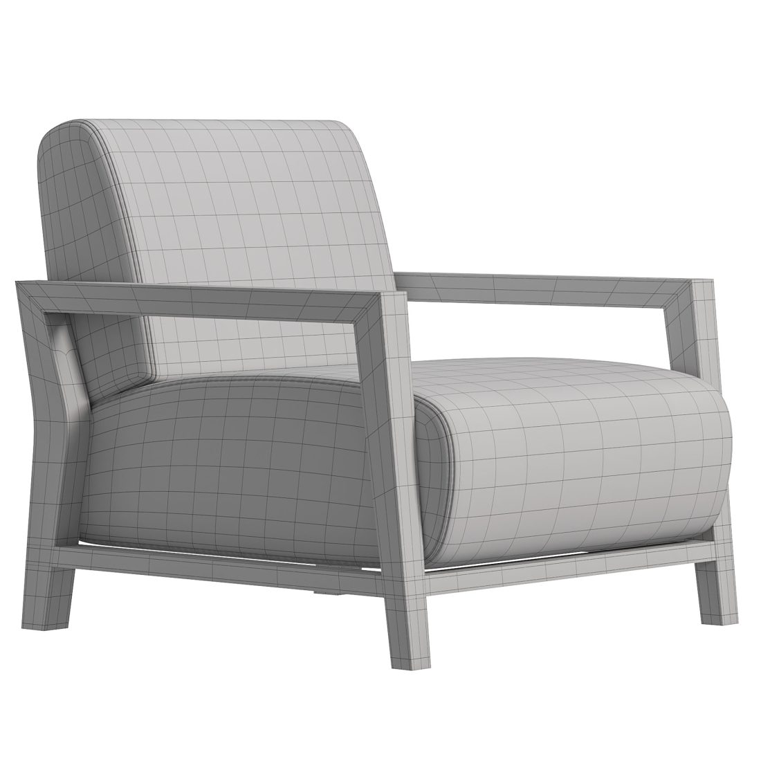 Nygel Armchair By Borzalino - 3D Model for Corona