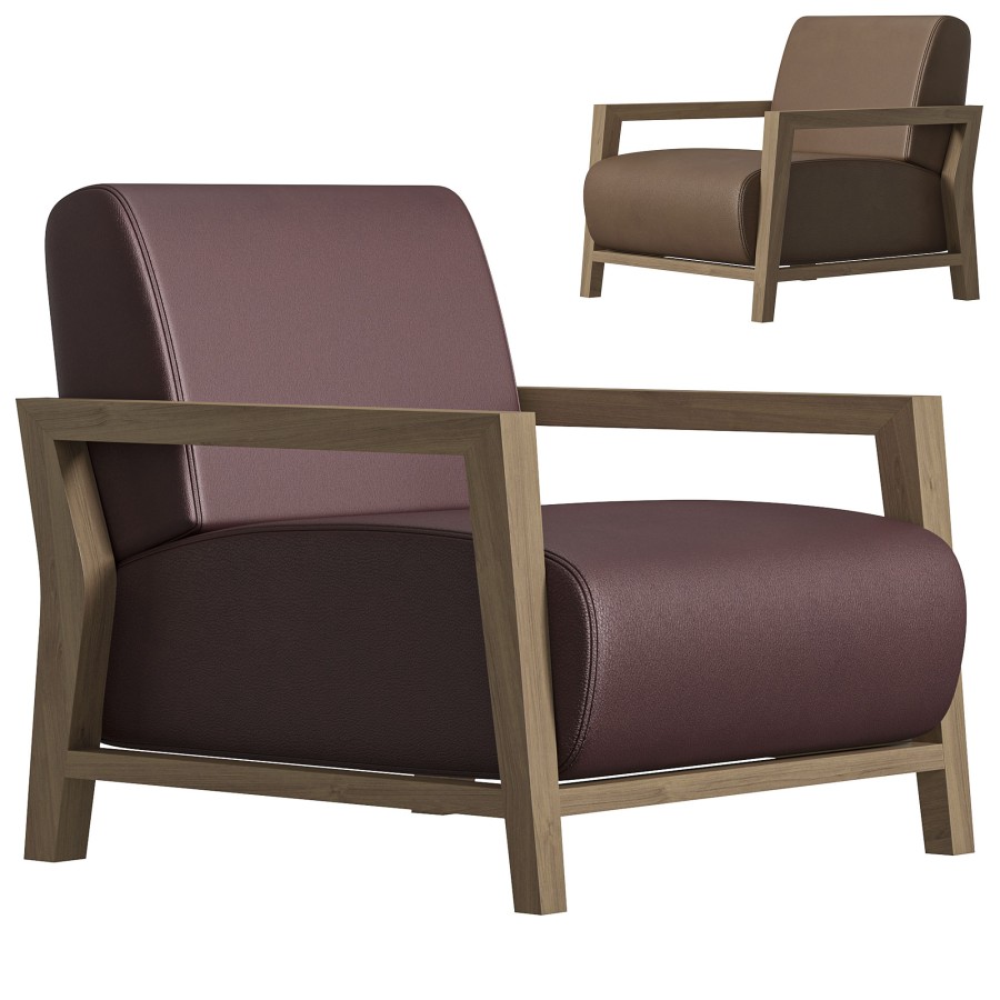Nygel Armchair By Borzalino - 3D Model for Corona