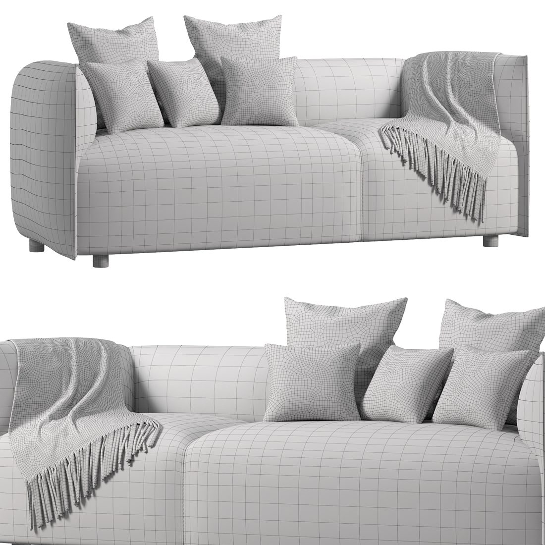 Mia Sofa 2 By Mdf Italia 3D Model for Corona | CGMood