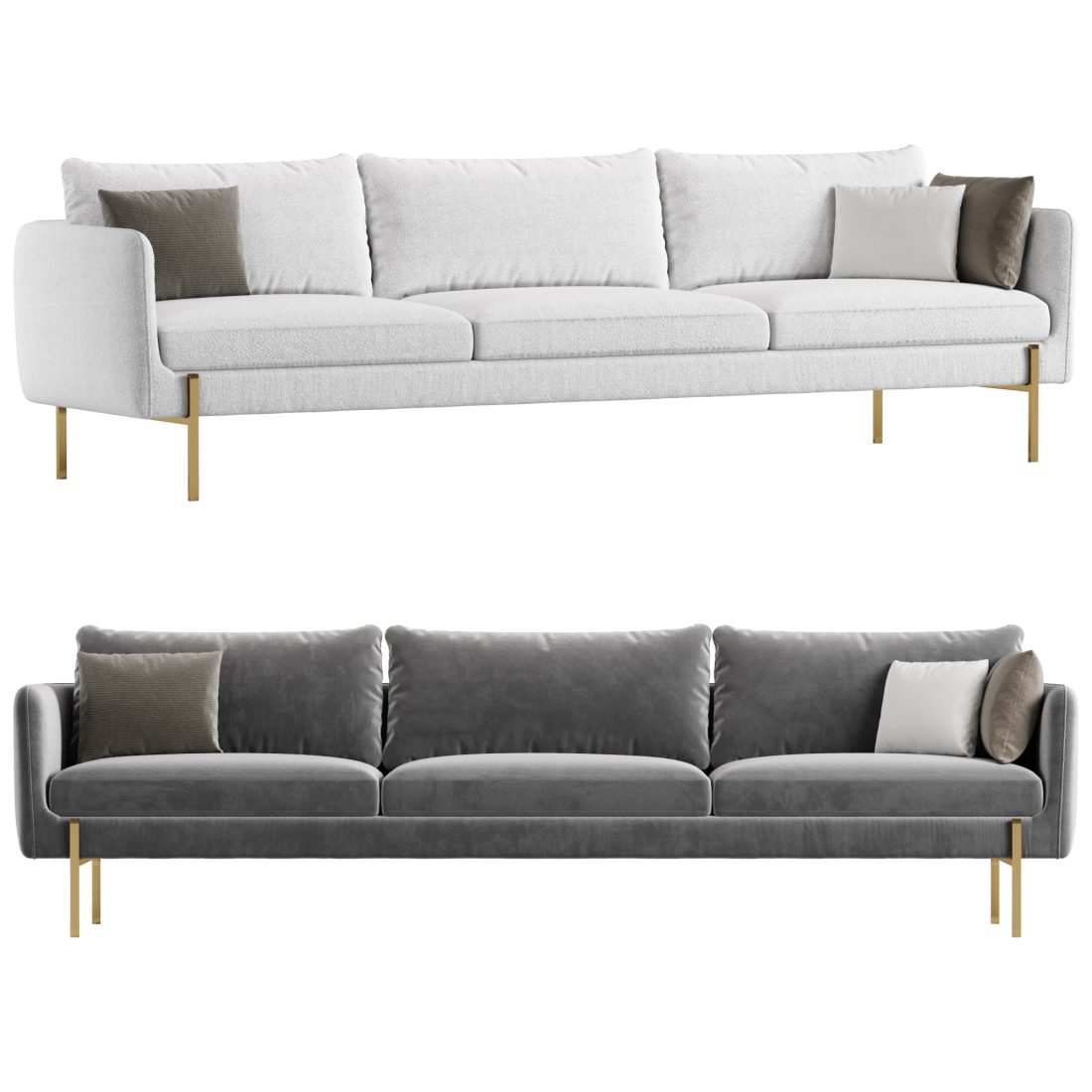 Hoxton Sofa 3D Model for Corona | CGMood