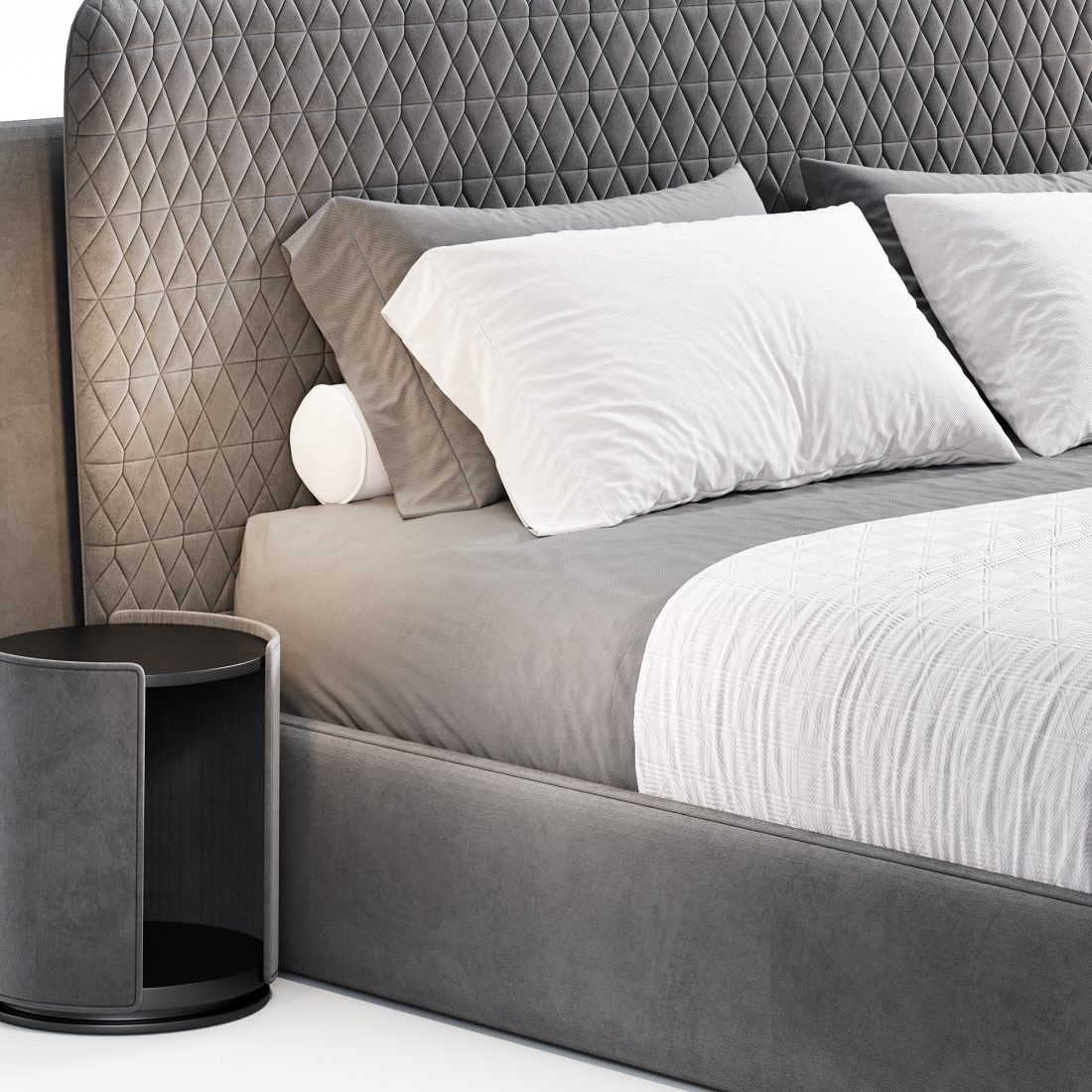 Sheila Bed By Opera Contemporary - 3D Model for Corona
