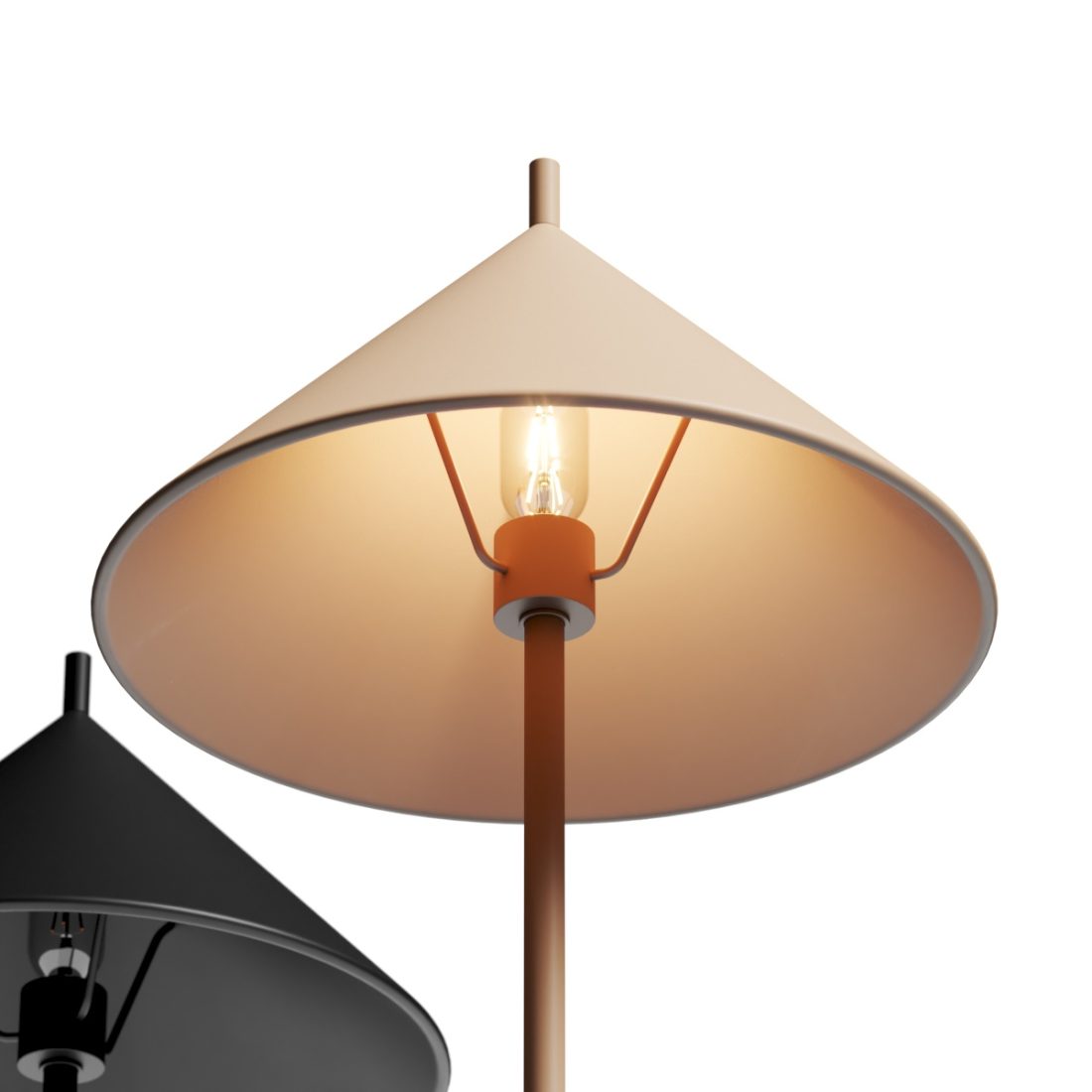 Hk Living Triangle Floor Lamp - 3D Model for VRay, Corona