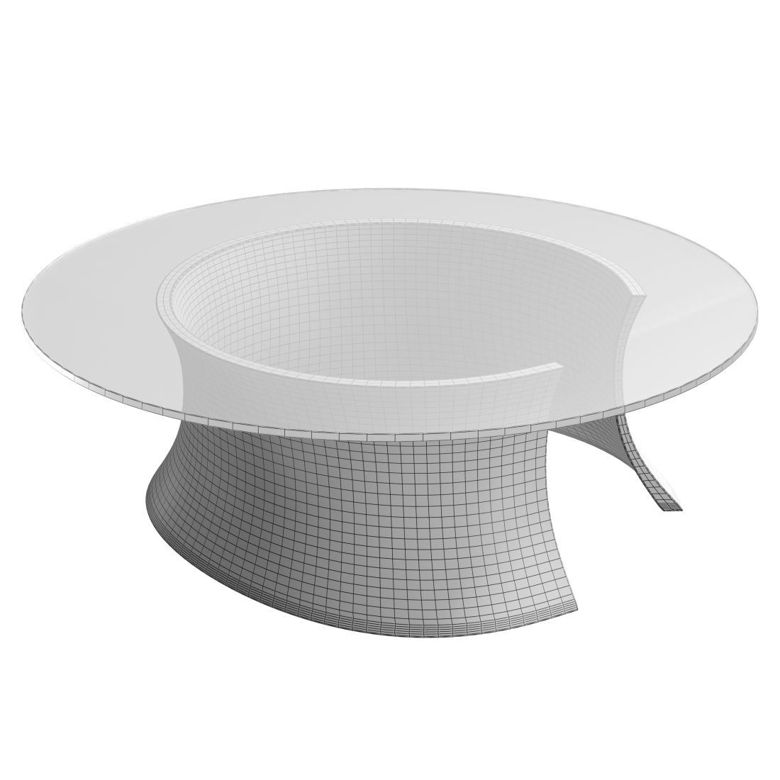 Scultura Cocktail Table 3D Model for Corona | CGMood
