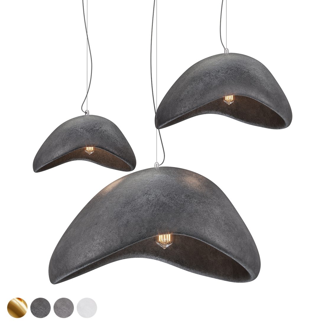 Khmara Halia Combination Chandelier A - 3D Model for Corona