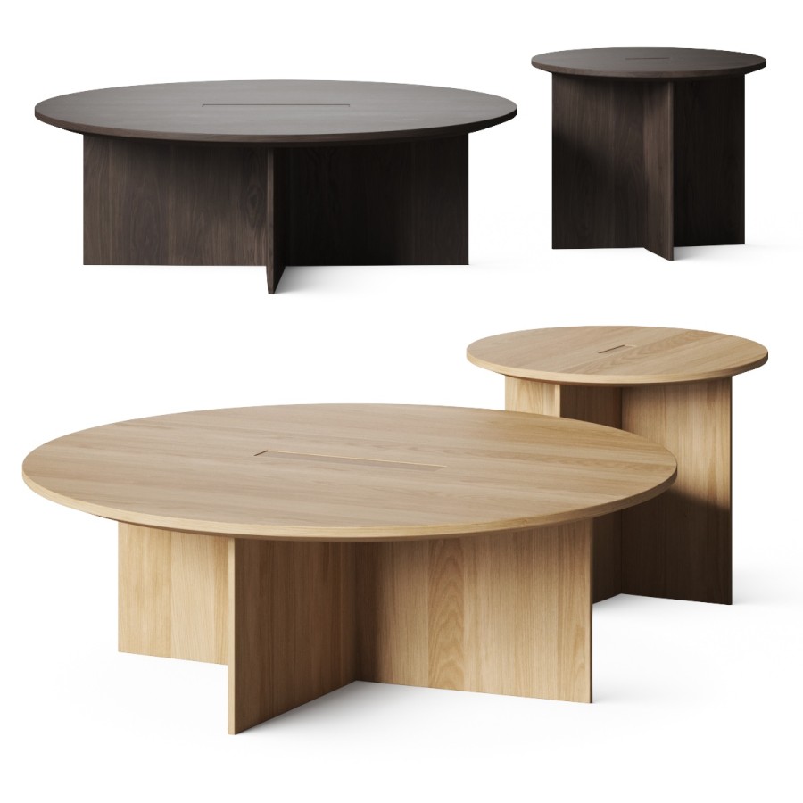 Karimoku Case Study N-st 02 Coffee Tables 3D Model for VRay, Corona ...