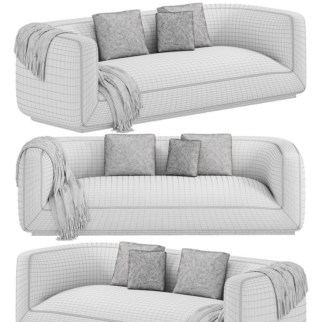 Ethan Sofa 3D Model for Corona | CGMood
