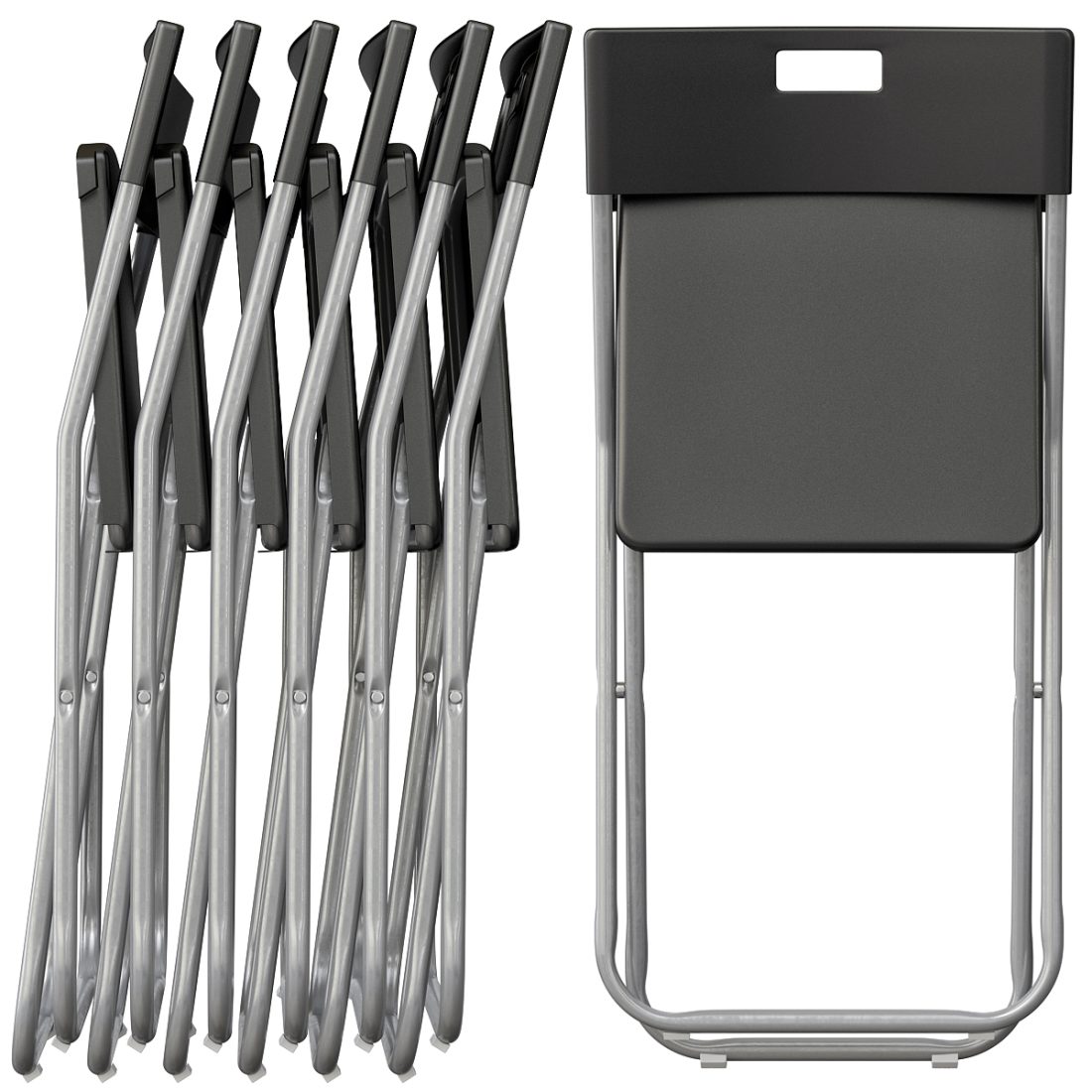 Gunde Folding Chair - 3D Model for VRay