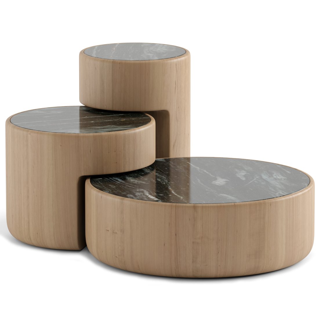 Levels Oak Coffee Table 3D Model for VRay | CGMood