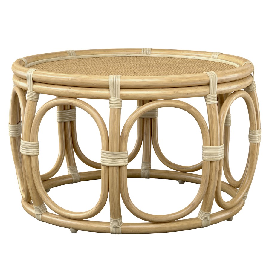 Ter Round Wicker Rattan Bamboo Table - 3D Model for VRay, Corona