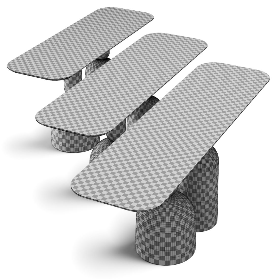 Bonaldo Cop Marble Console Tables 3D Model for VRay, Corona | CGMood