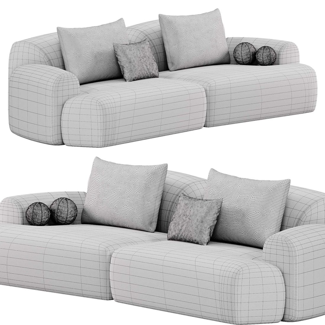 Buddie Sofa By Natuzzi 3D Model for Corona | CGMood
