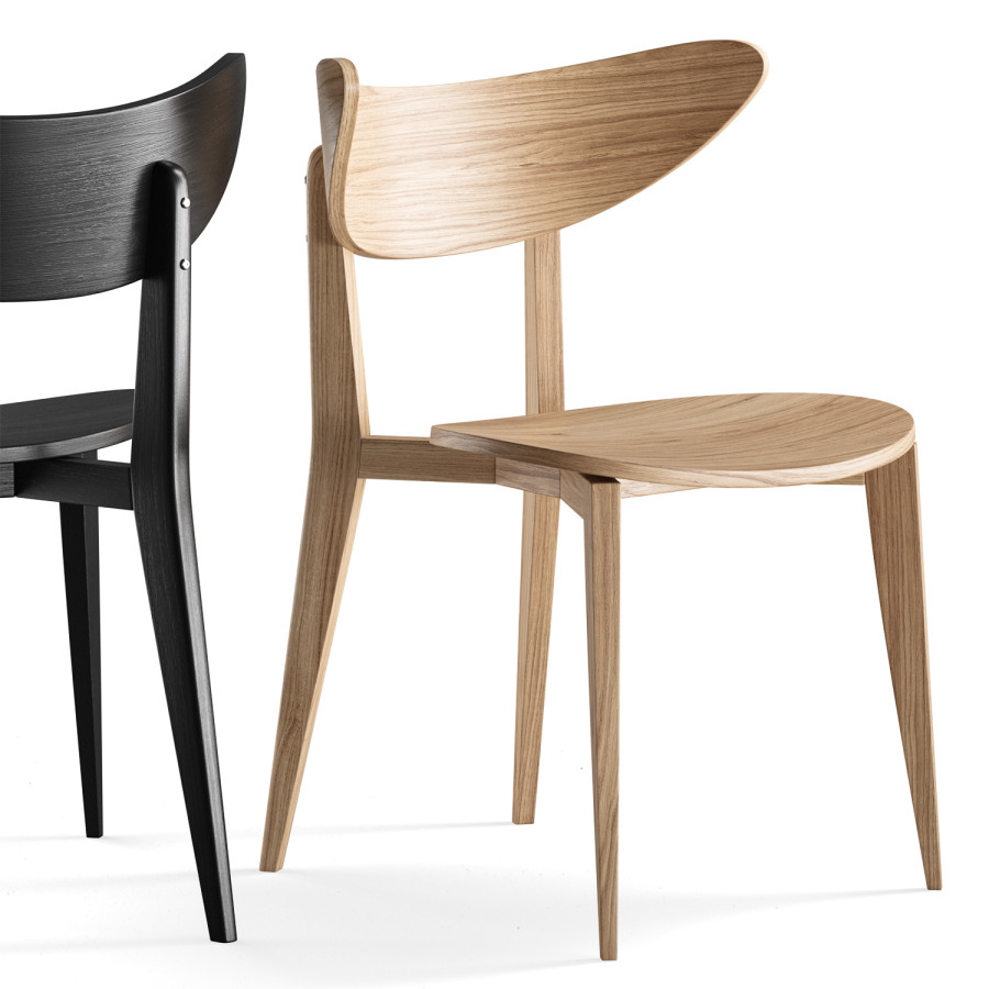 Chair Wood Wave Moroso 3D Model for Corona | CGMood