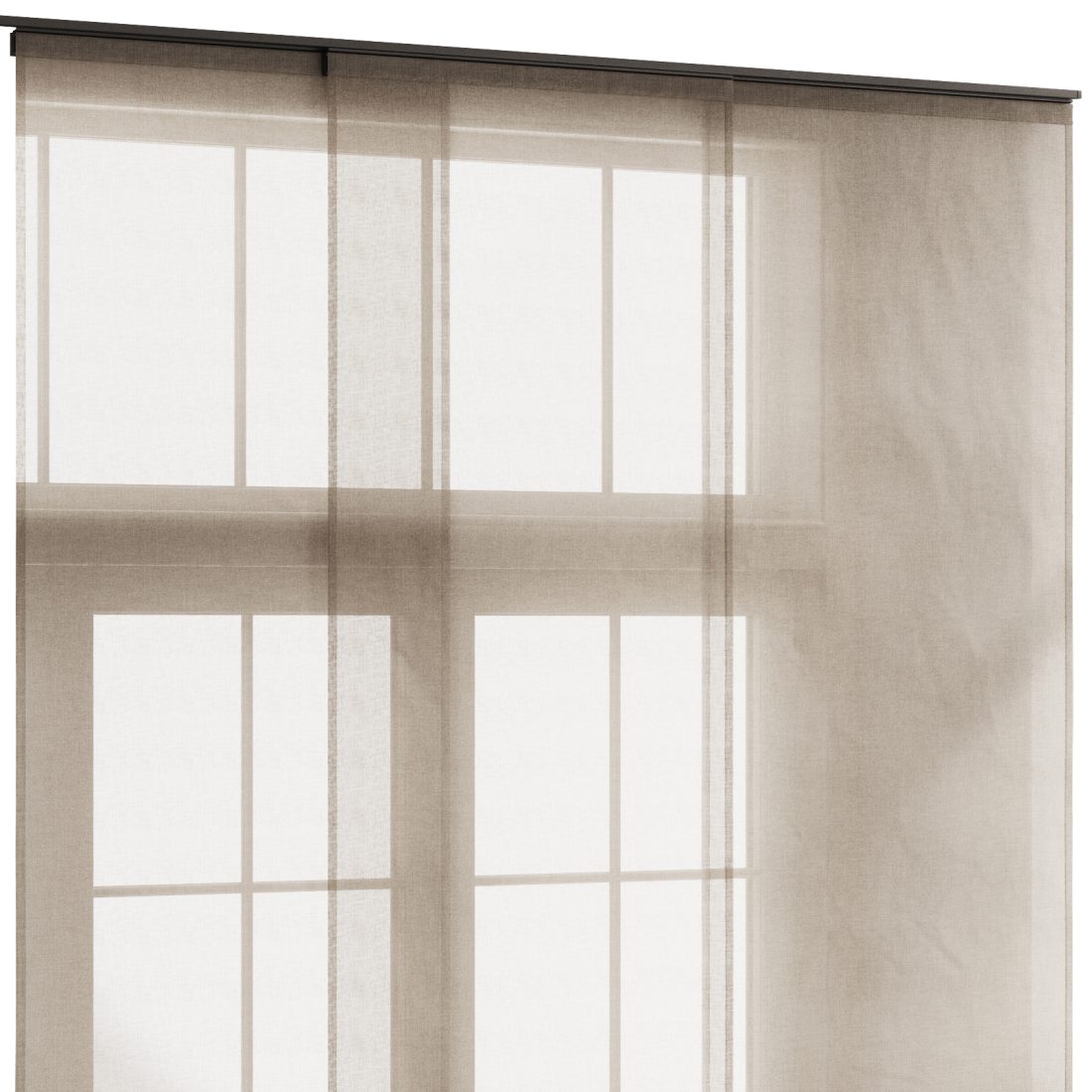 Linen Tulle Panel Blinds 3D Model for VRay, Corona | CGMood