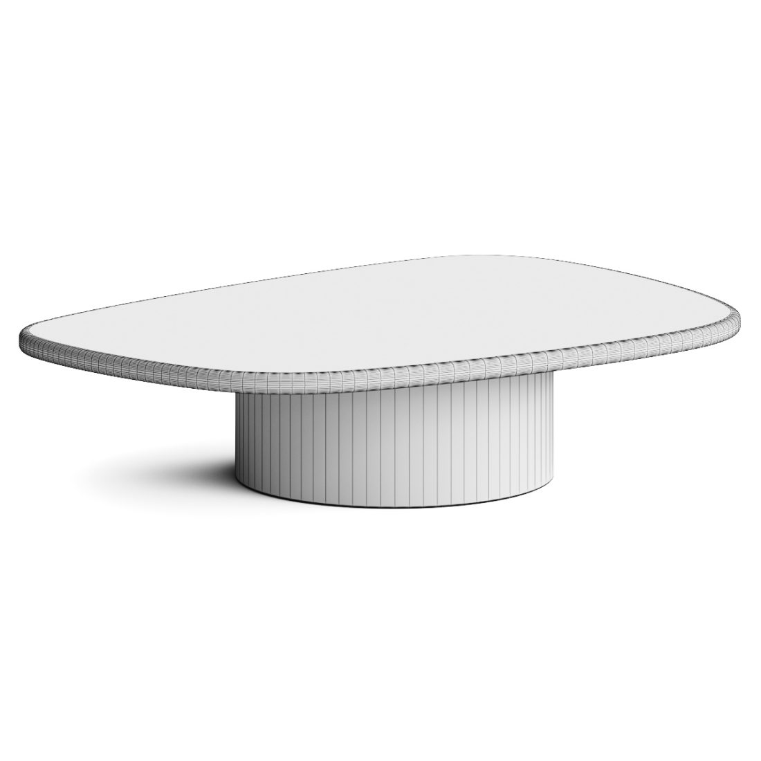 Ethnicraft Elements Pebble Shape Coffee Table 3D Model for VRay, Corona ...