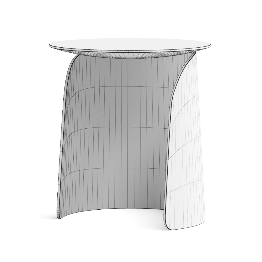 Laskasas Orwell Side Table 3D Model for VRay, Corona | CGMood