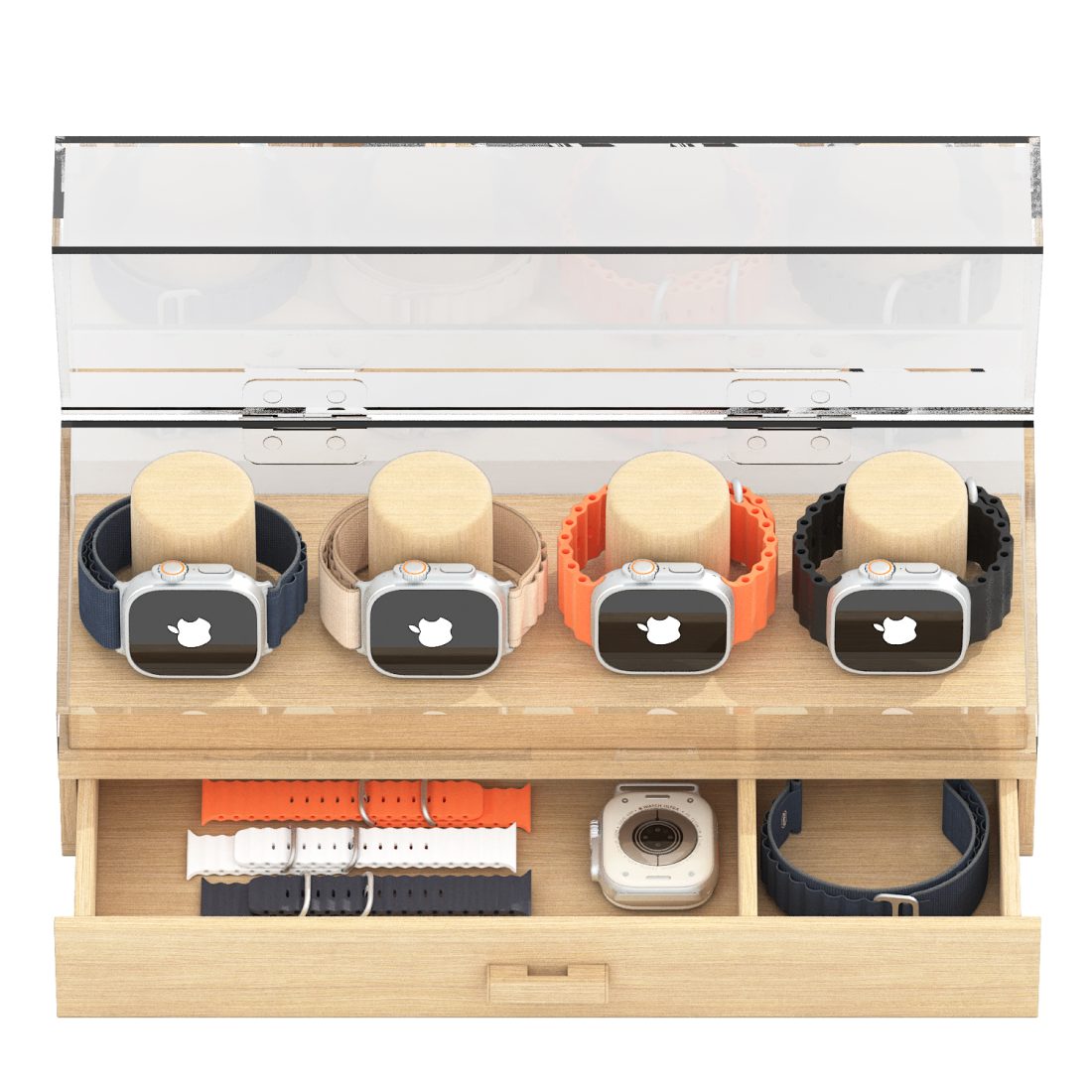 Watch Display Case 3D Model for VRay, Corona | CGMood