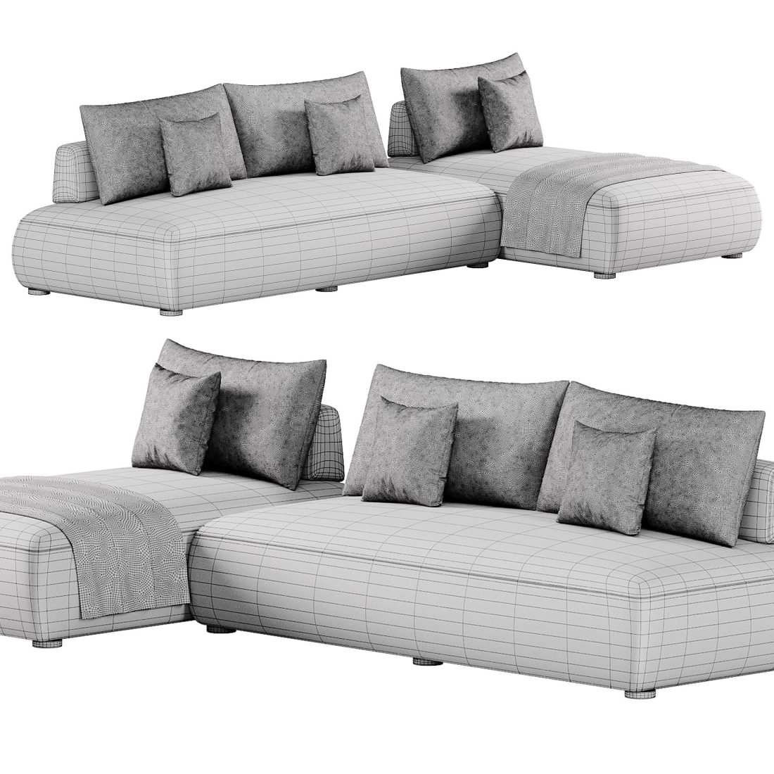 Tip Tap Sofa By Gyform - 3D Model for Corona
